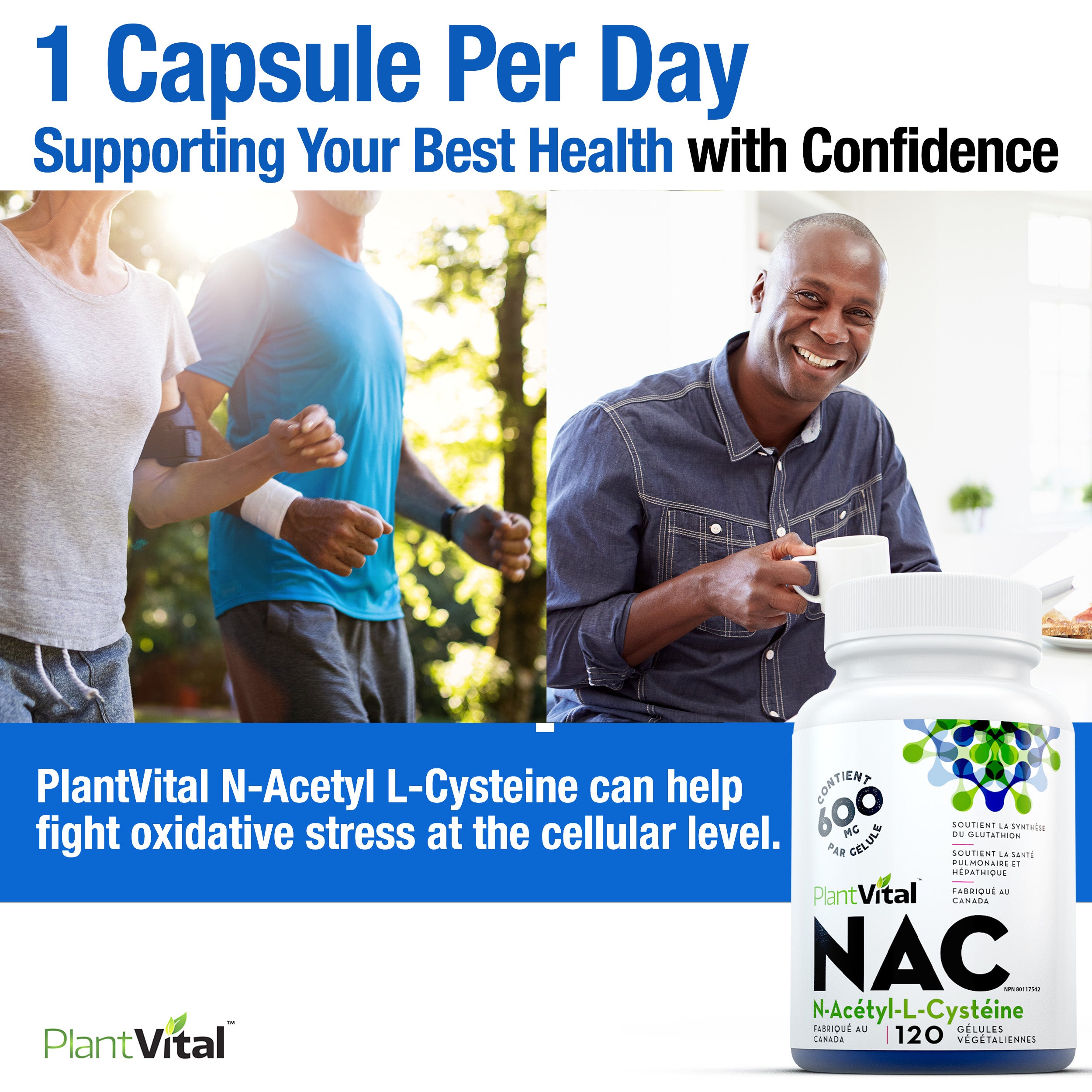 NAC Supplement 600mg - NAC (n-acetyl cysteine) – PlantVital